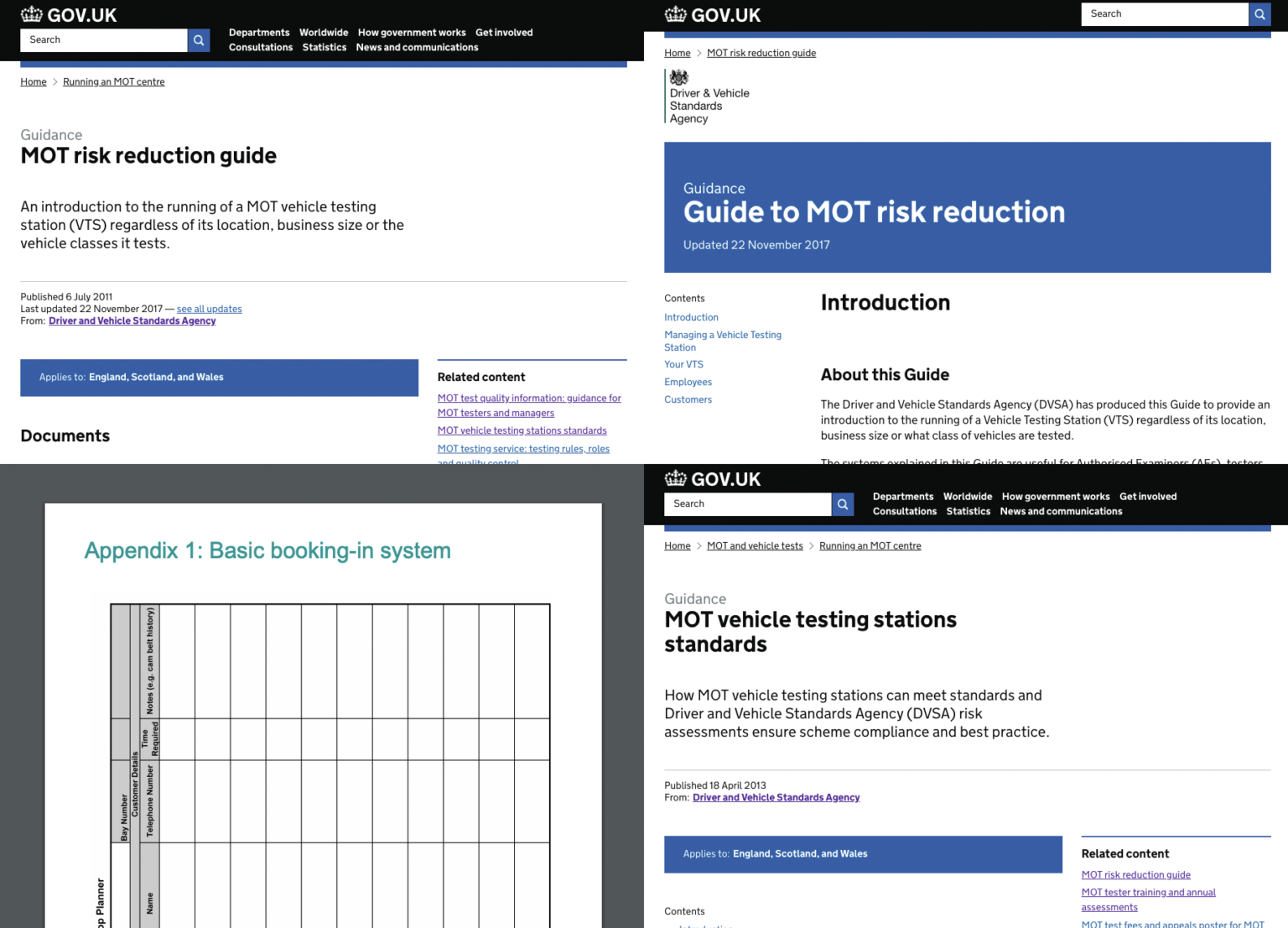 Improving our guidance about managing an MOT centre – Matters of Testing
