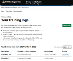 Making the move to digital for training logs – Matters of Testing