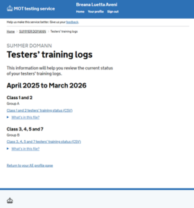 Completing your MOT training and assessment – Matters of Testing